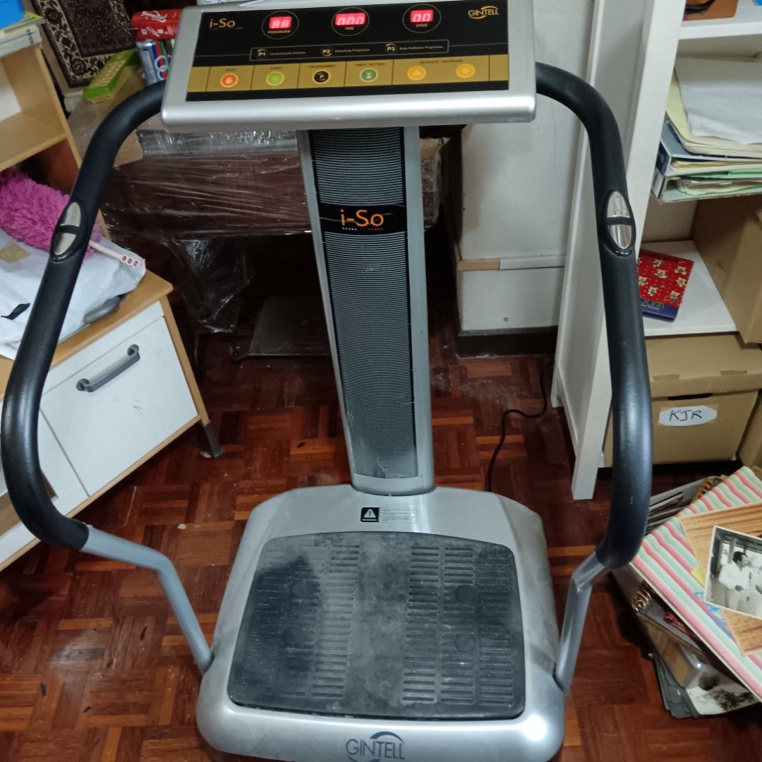 Gintell i-So Shake to Shape Vibration Plate, Sports Equipment, Exercise ...