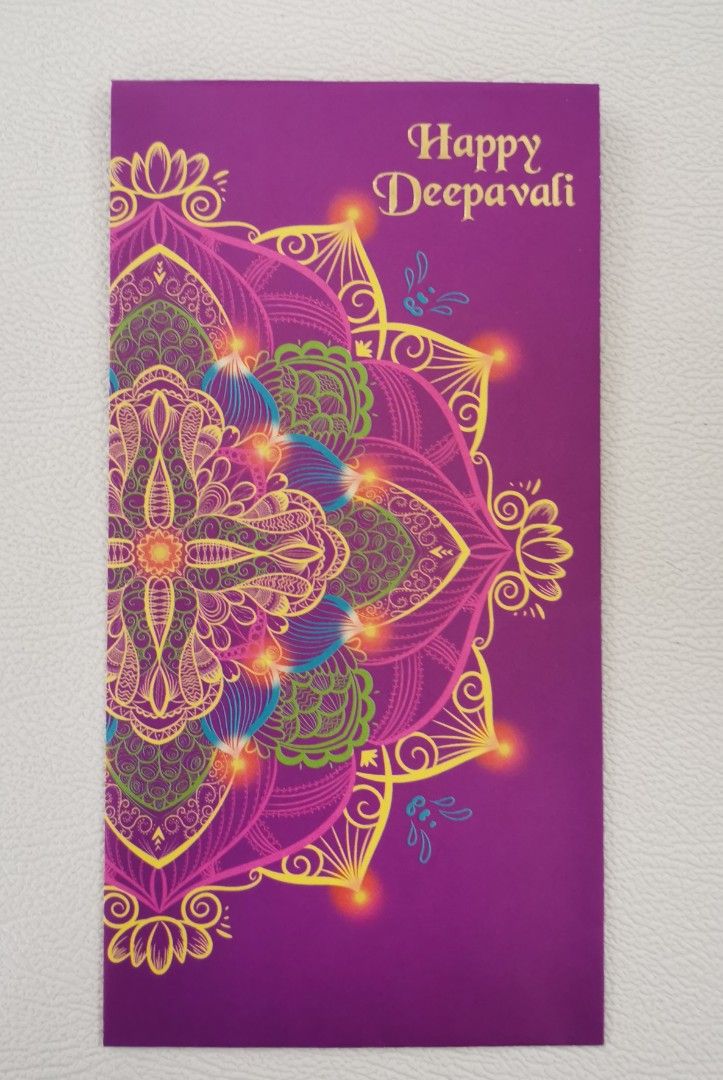Hong Leong Bank Deepavali Ang Pow Packet - Diwali Money Pack ( 8pcs ...
