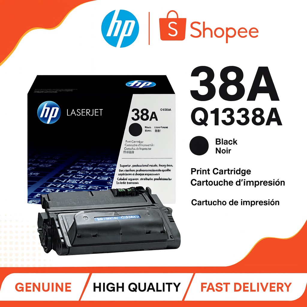 HP 38A Q1338A LaserJet Black Toner Cartridge Compatible for 4200 4240 ...