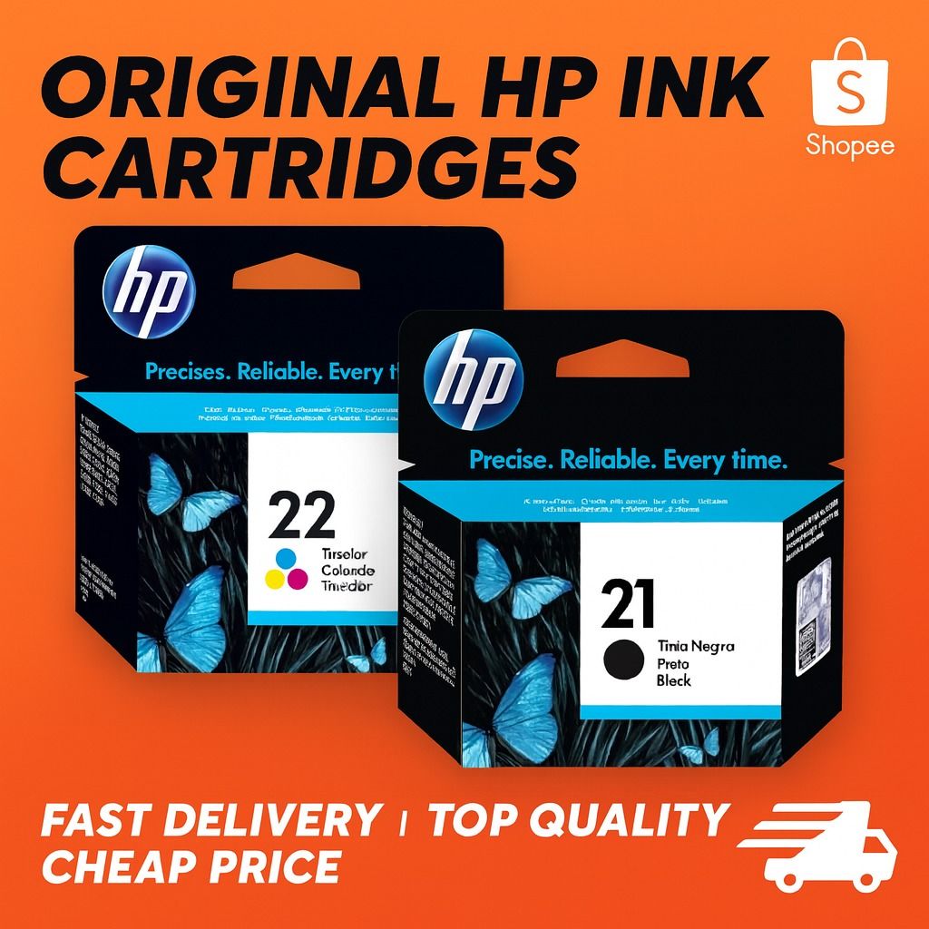 HP ink 21 Black and 22 tricolor Original Ink Cartridge C9351AA for hp ...
