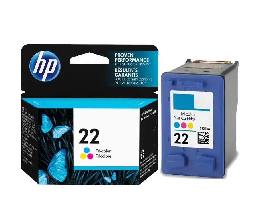 HP ink 21 Black and 22 tricolor Original Ink Cartridge C9351AA for hp ...