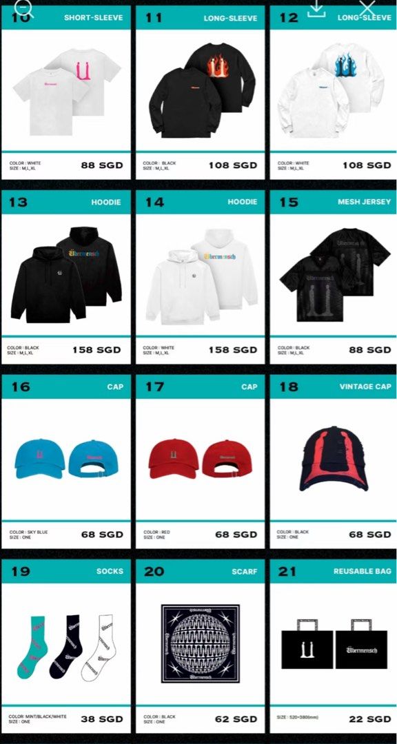 GDragon Ubermensch Merchandise, Hobbies & Toys, Toys & Games on Carousell