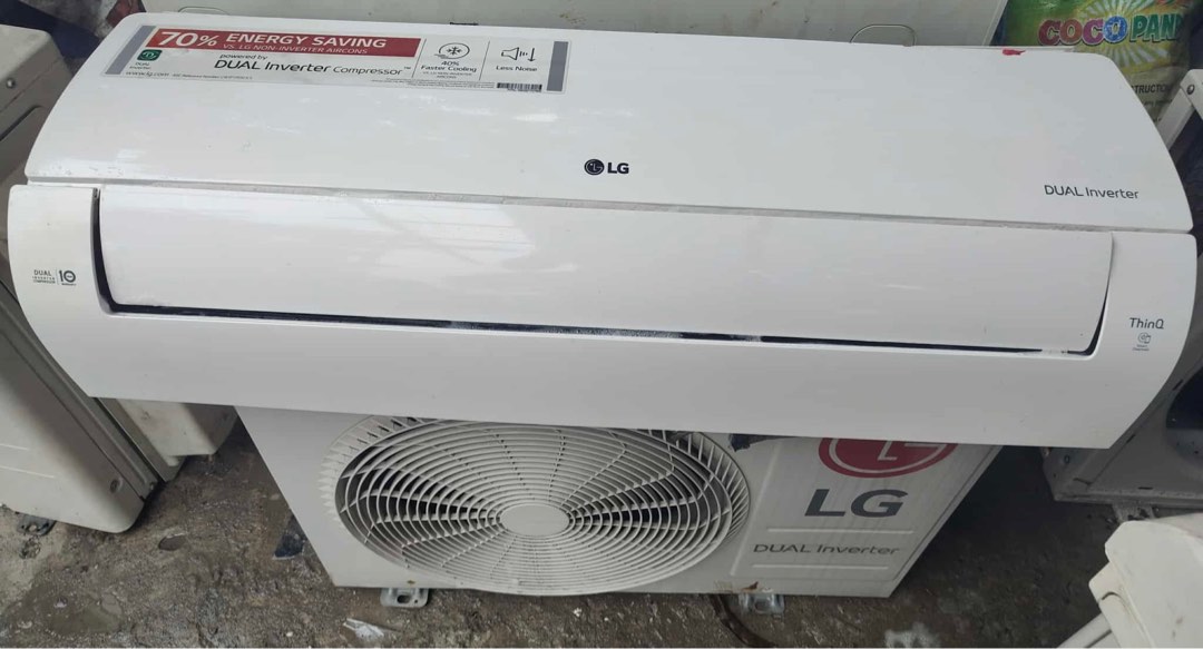 LG 1.5HP DUAL Inverter Split type Aircon, TV & Home Appliances, Air ...