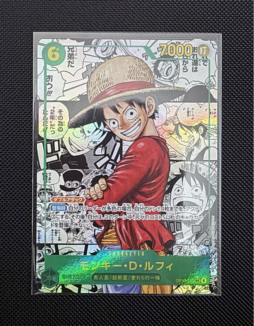 ONE PIECE OP13-118 SEC Manga AA Luffy Carrying on His Will ONE PIECE ...
