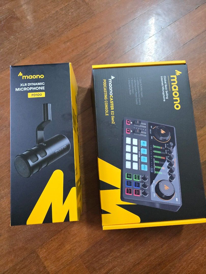 Maono Caster E2 Gen2 + PD100 Microphone, Audio, Microphones on Carousell