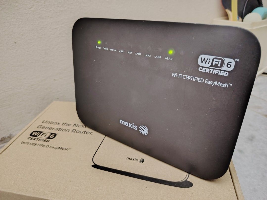 Maxis Home Gateway WiFi 6 Router, Computers & Tech, Parts & Accessories ...