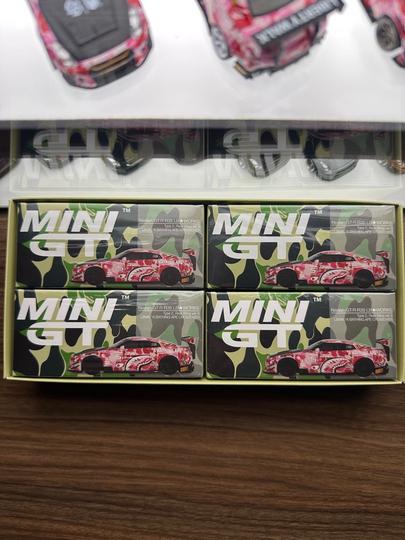 Mini GT Nissan R35 BAPE Sealed, Hobbies & Toys, Toys & Games on Carousell