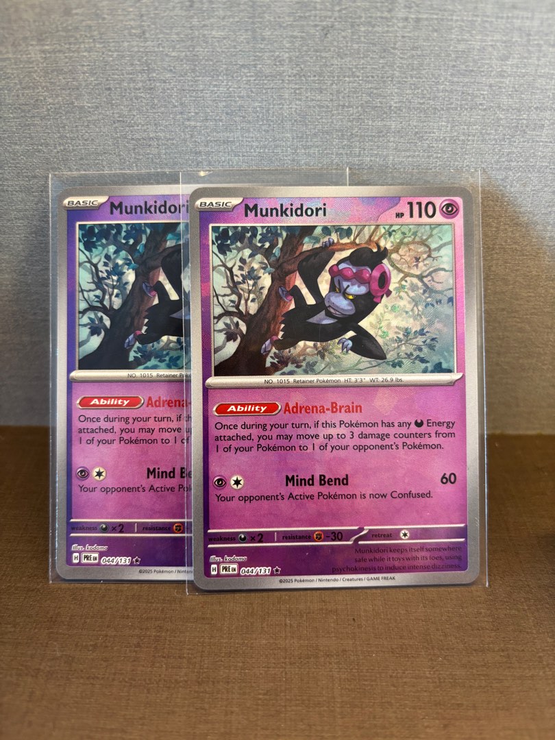 Munkidori Poke Ball Rare- Pokemon Prismatic Evolutions, Hobbies & Toys ...