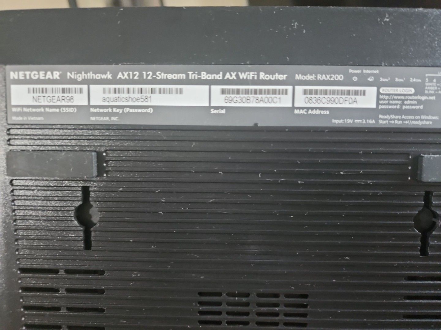 Netgear nighthawk ax12 RAX200 wifi 6, Computers & Tech, Parts ...