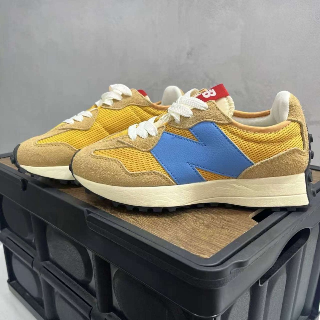 New Balance 327 Dried Apricot Azure, Men's Fashion, Footwear, Sneakers ...