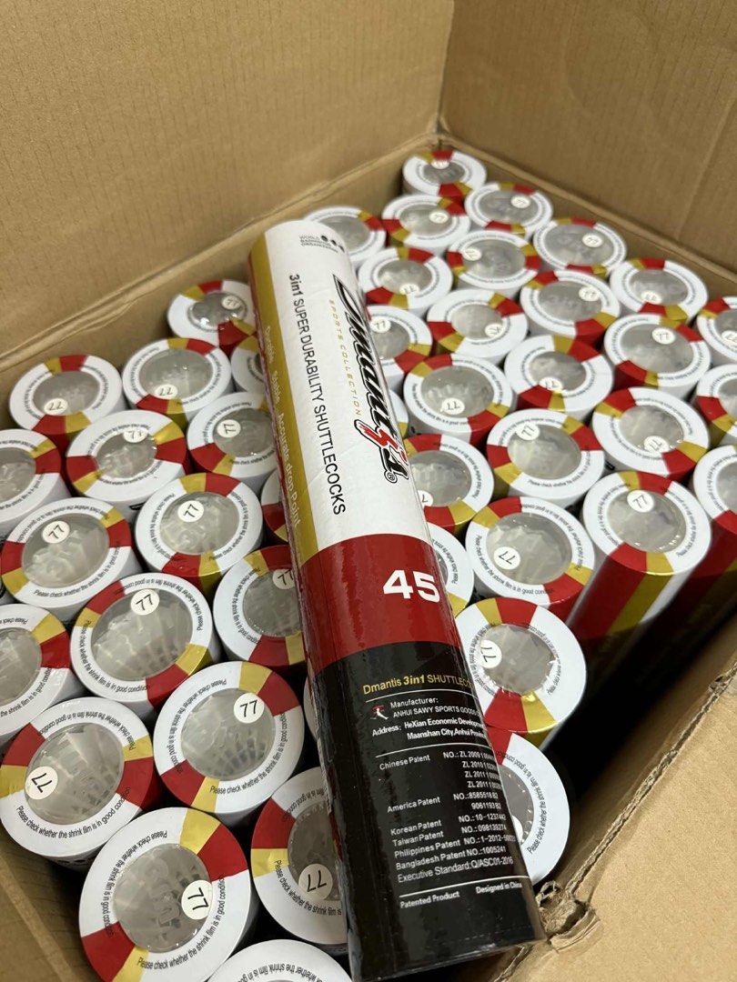 Original Dmantis D45 3in1 shuttlecock, Sports Equipment, Sports & Games ...