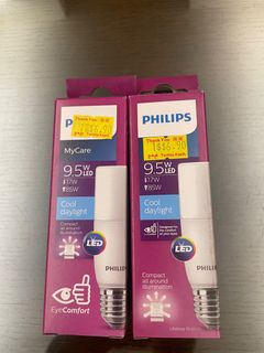 Philips LED Cool White Bulbs, Furniture & Home Living, Lighting & Fans ...