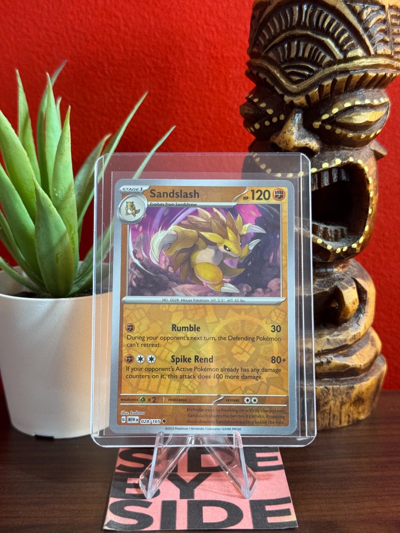 Pokemon TCG Card - Sandslash (Scarlet & Violet 151, #028/165, Reverse ...