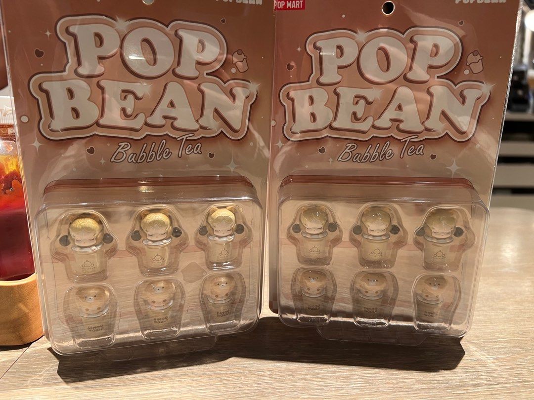 POPMART Taiwan Exclusive-Pop Bean Bubble Tea Blind Box, Hobbies & Toys ...
