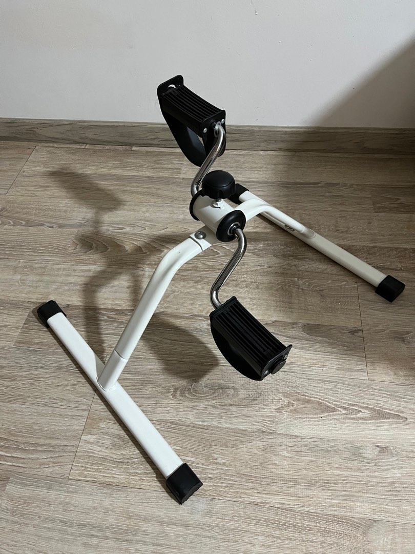 Portable Exercise Peddler - White, Sports Equipment, Exercise & Fitness ...