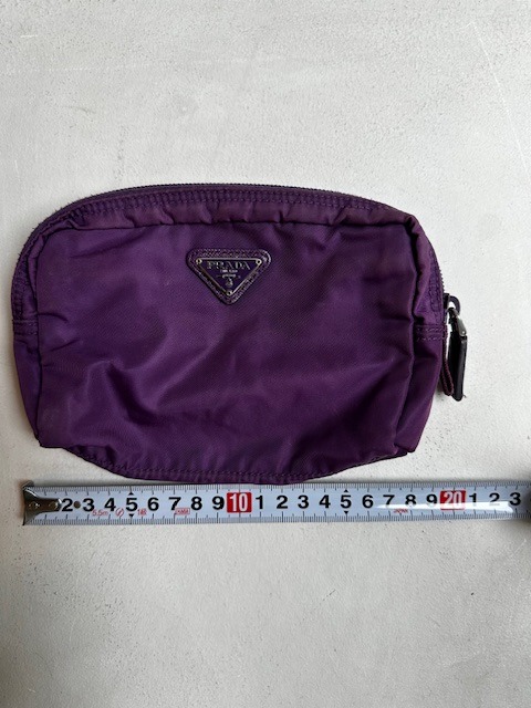 Prada Makeup Bag / Travel Pouch (Purple, Nylon), Luxury, Bags & Wallets ...