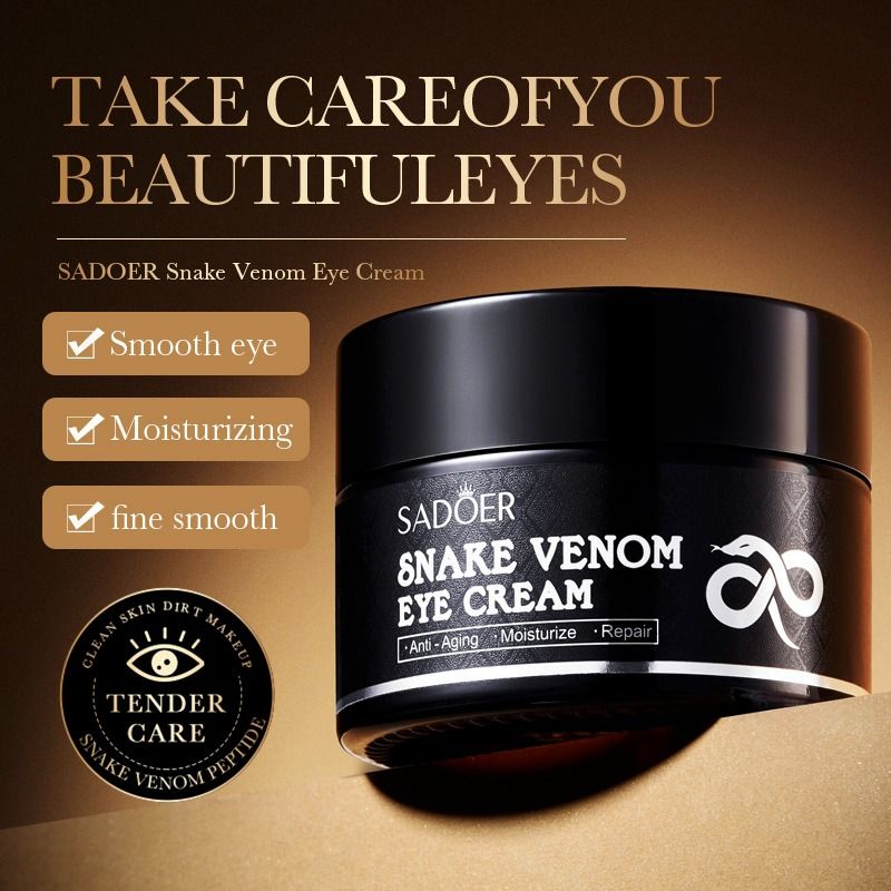 SADOER皇牌熱銷產品「SNAKE VENOM 蛇毒肽抗皺緊緻多效修復眼霜」30g (重點澈退皺紋) 100%全新有盒/原裝行貨 NO LA ...