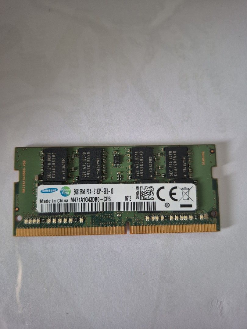 Samsung 8gb Laptop RAM, Computers & Tech, Parts & Accessories, Computer ...