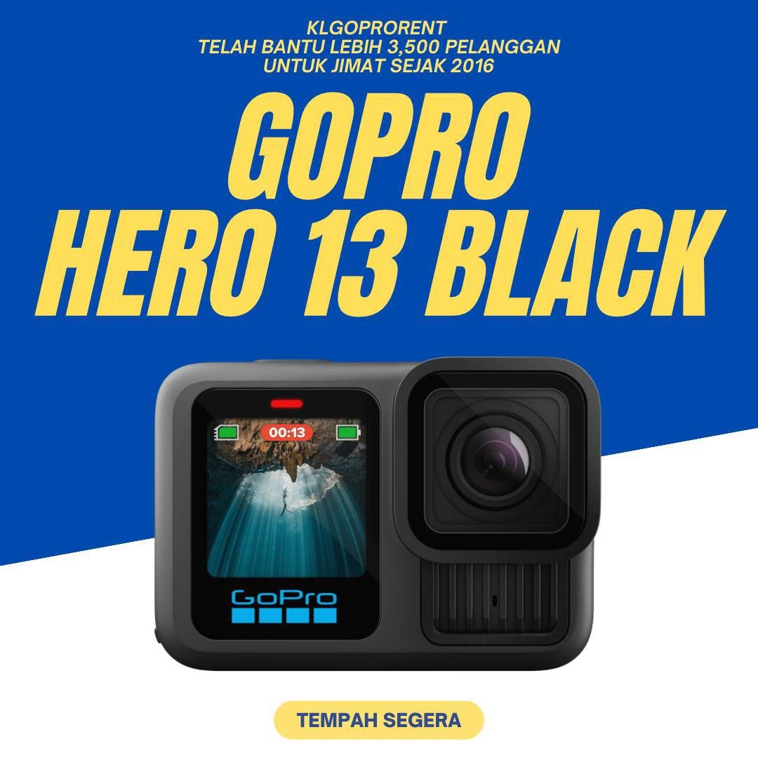 [SEWA] GOPRO HERO 13 BLACK OKTOBER 2025, Photography, Cameras on Carousell