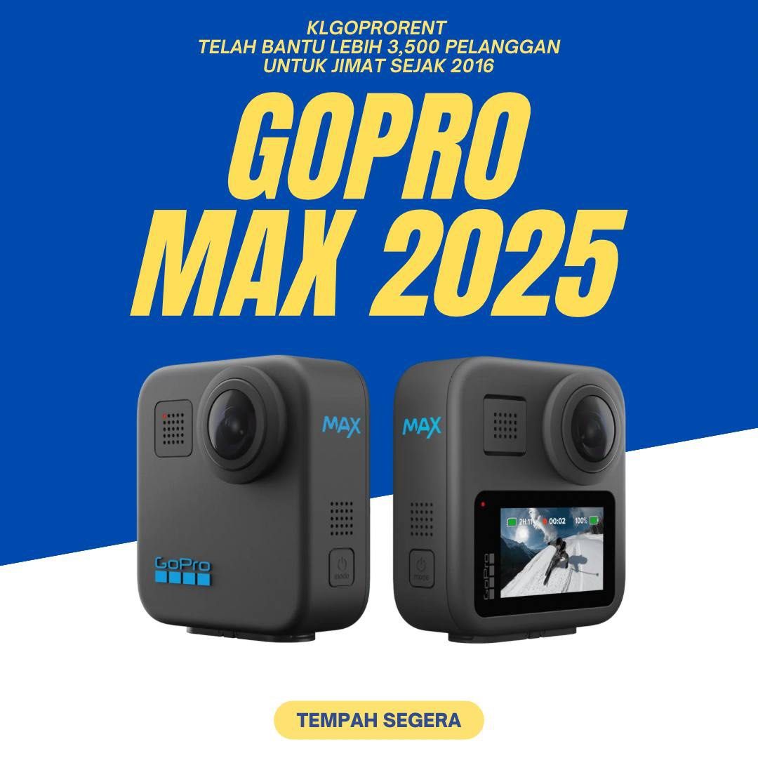 [SEWA] GOPRO MAX OKTOBER 2025, Photography, Cameras on Carousell
