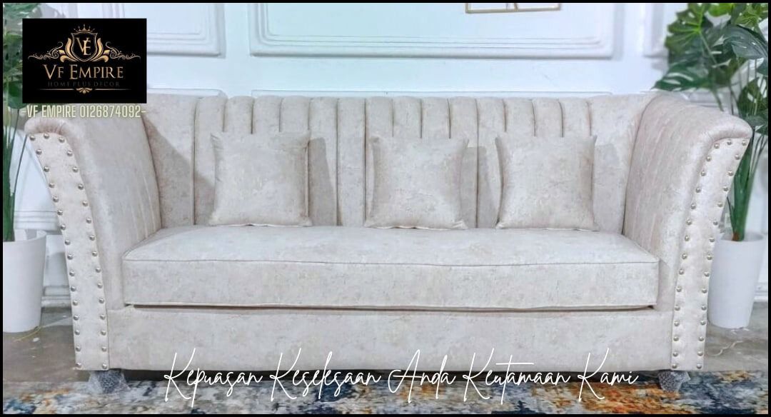 SOFA CHESTERFIELD MODEL 024 SHELL, Furniture & Home Living, Furniture, Sofas on Carousell