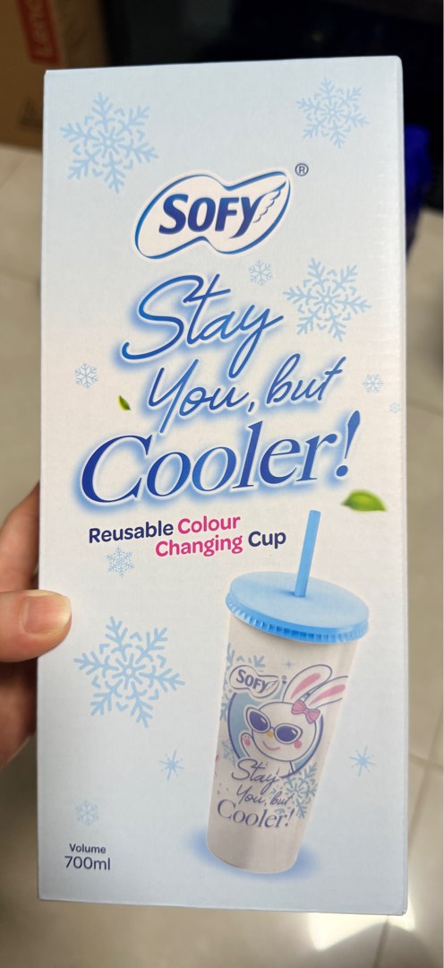 SOFY Reusable Colour Changing Cup, Furniture & Home Living, Kitchenware ...