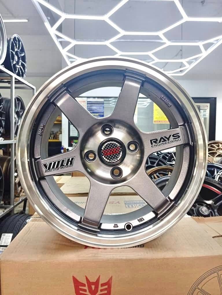 SPORT Rim TE37 15" MYVI SAGA BEZZA AXIA ALMERA VIOS CITY JAZZ YARIS MAZDA2 , Auto Accessories on ...