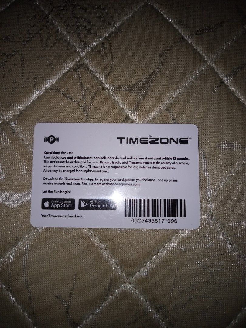Timezone Welcome Card, Hobbies & Toys, Toys & Games on Carousell