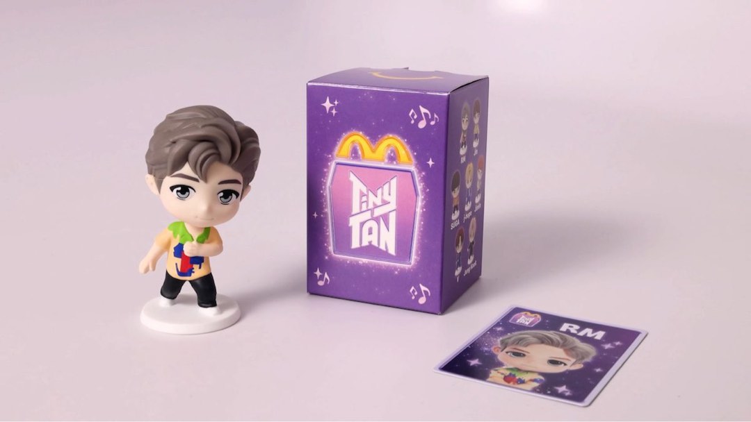 TinyTan Mcdo Happy Meal RM Throwback Edition, Hobbies & Toys, Toys ...