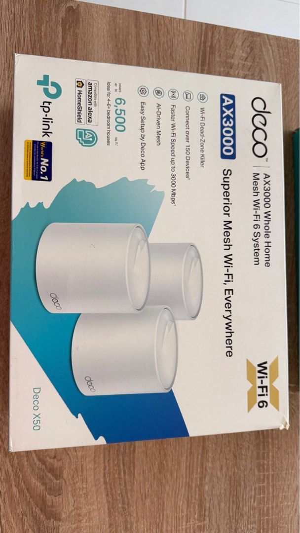 TP-Link Deco X50 AX3000 Mesh WiFi 6 Router (2 units, from 3-pack), TV ...
