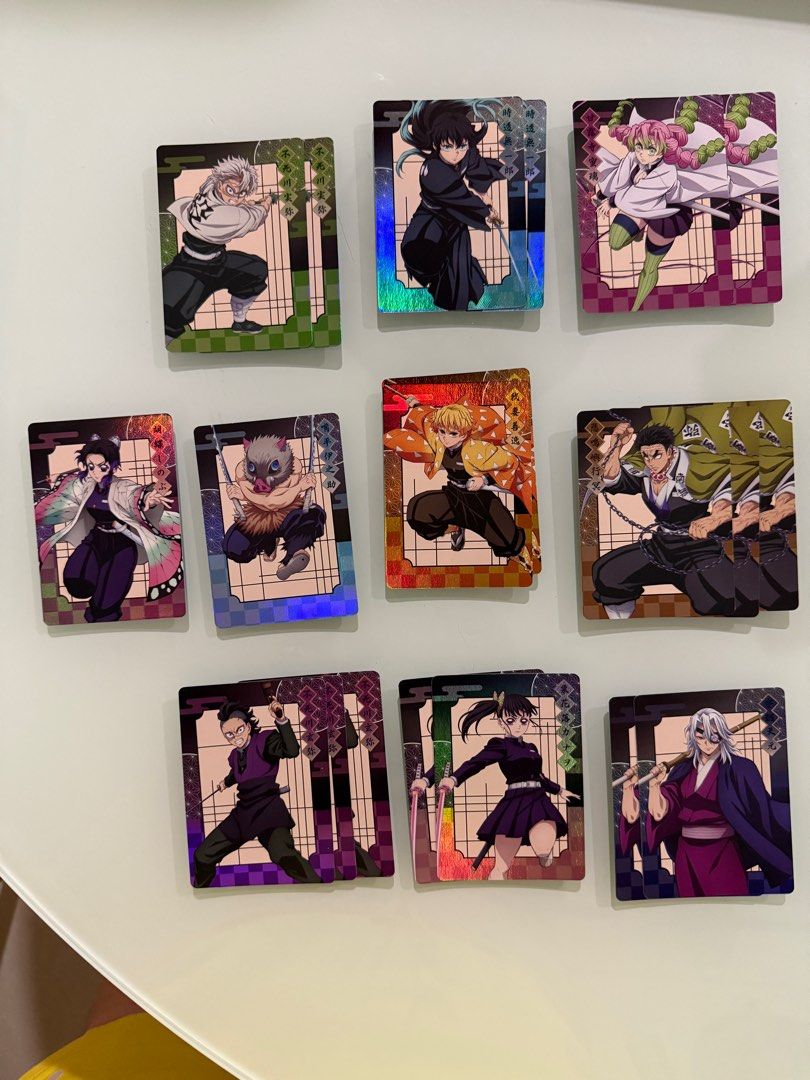 TW LImited edition Foil Demon Slayer Infinity castle Trading Cards ...