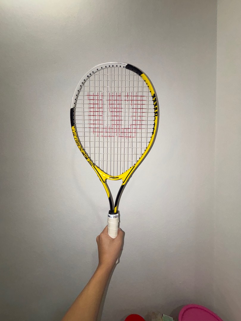 US OPEN Wilson Tennis Racket (Junior), Sports Equipment, Sports & Games ...