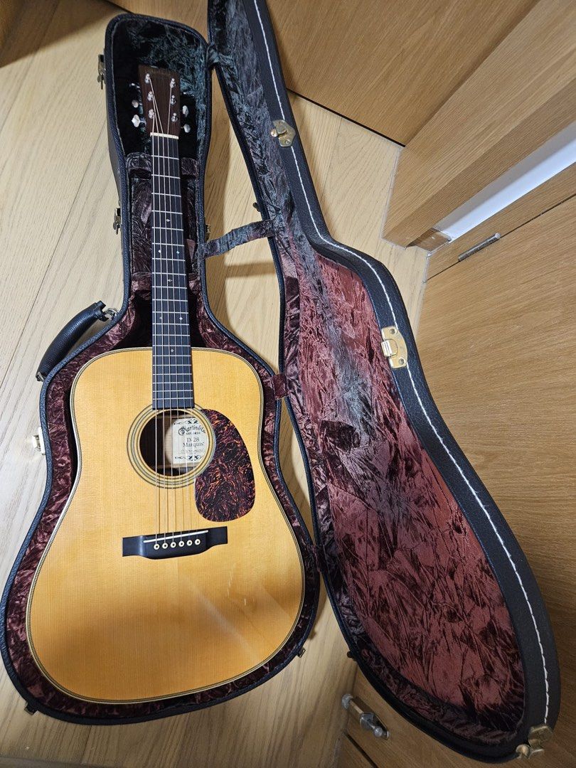 2005 Martin D28 Marquis Acoustic Guitar Full Solid Adirondack Spruce ...