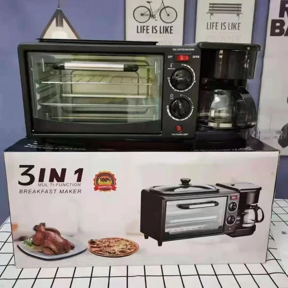 3 - in - 1 Breakfast Machine: Toaster, Coffee Machine, Kitchen Oven ...