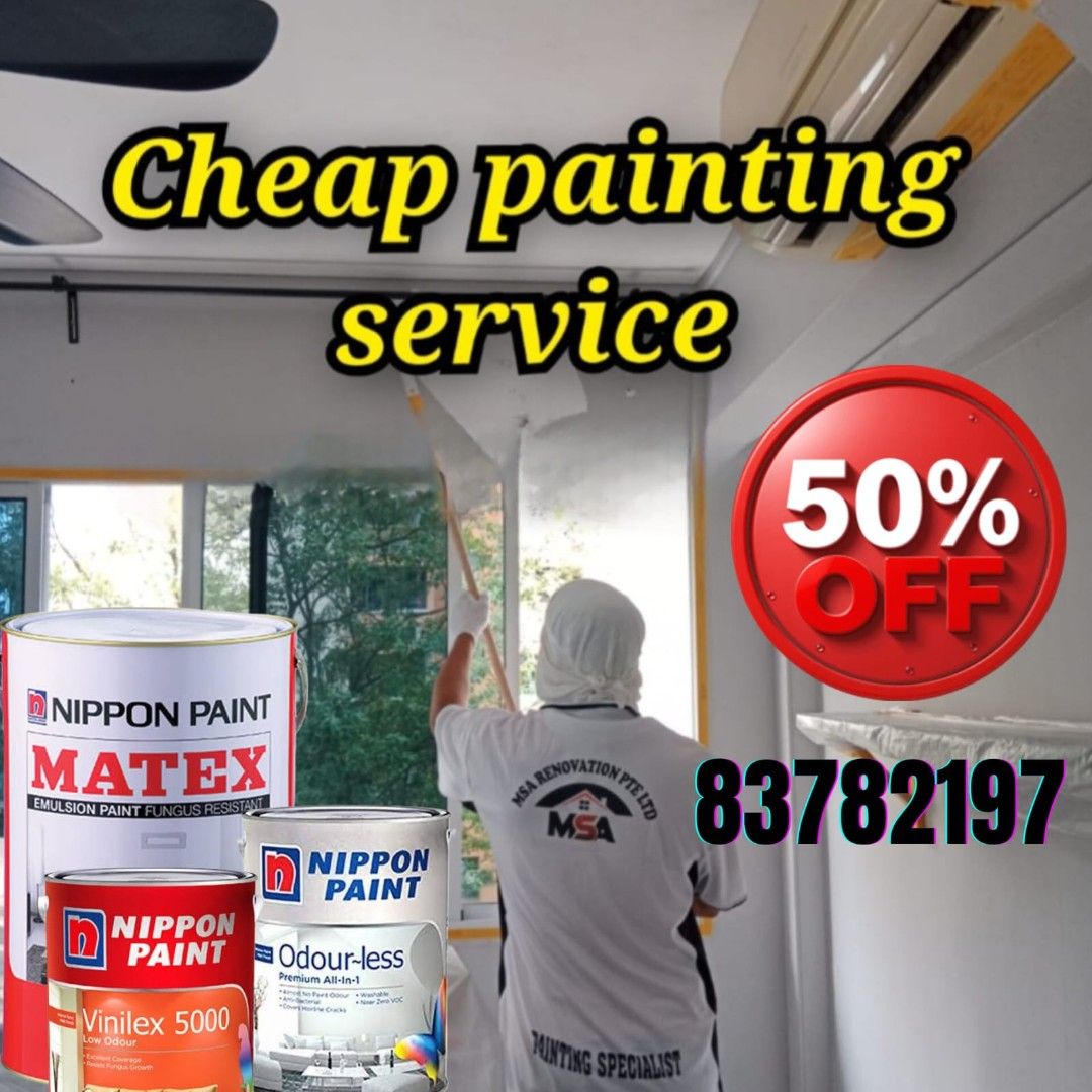 🔥cheap painter Provider💯 (HDB, Condo, BTO, LANDED HOUSE, COMMERCIAL ...