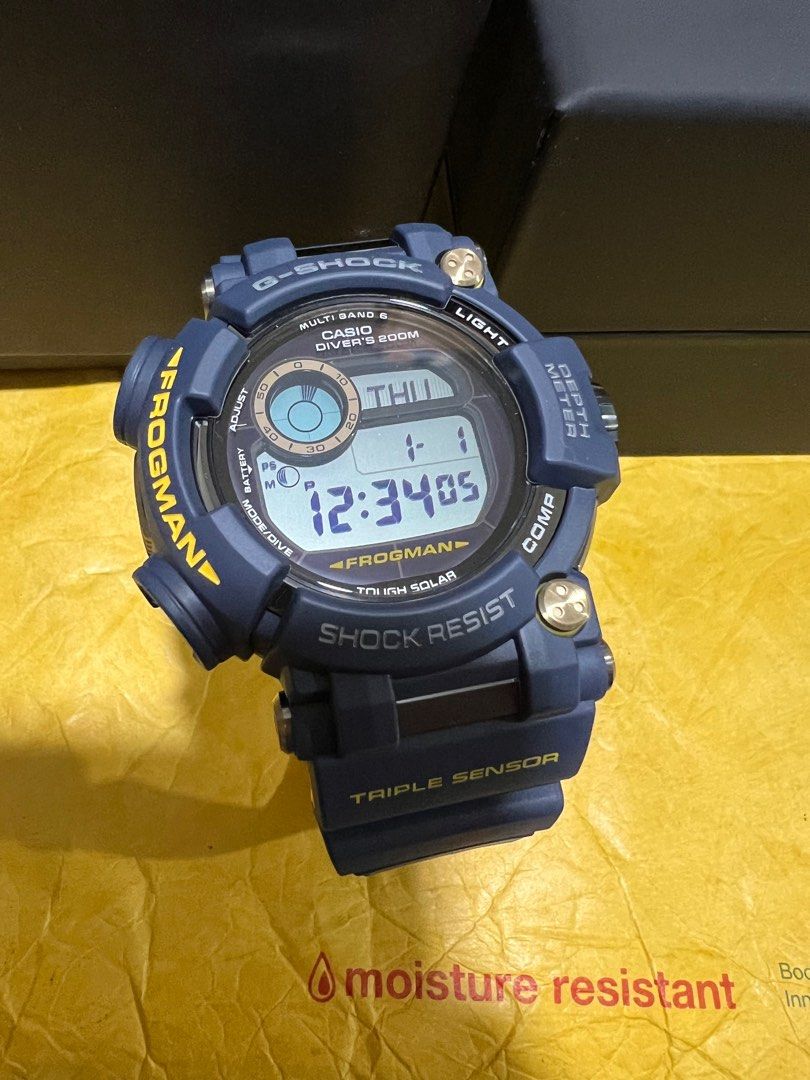 脫坑 絕版 全新 Casio G-Shock Frogman GWF-D1000NV GWF-D1000 MASTER OF G Triple ...