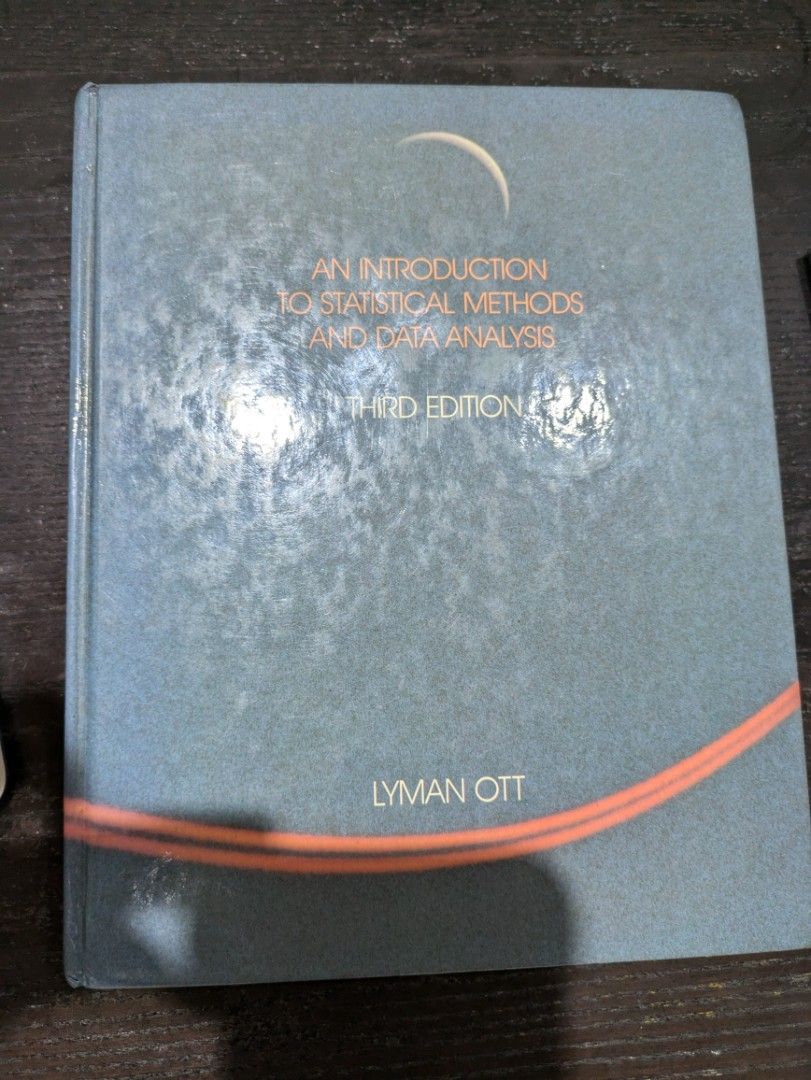 An Introduction to Statistical Methods and Data Analysis - Third Edition, Lyman Ott, Hobbies ...