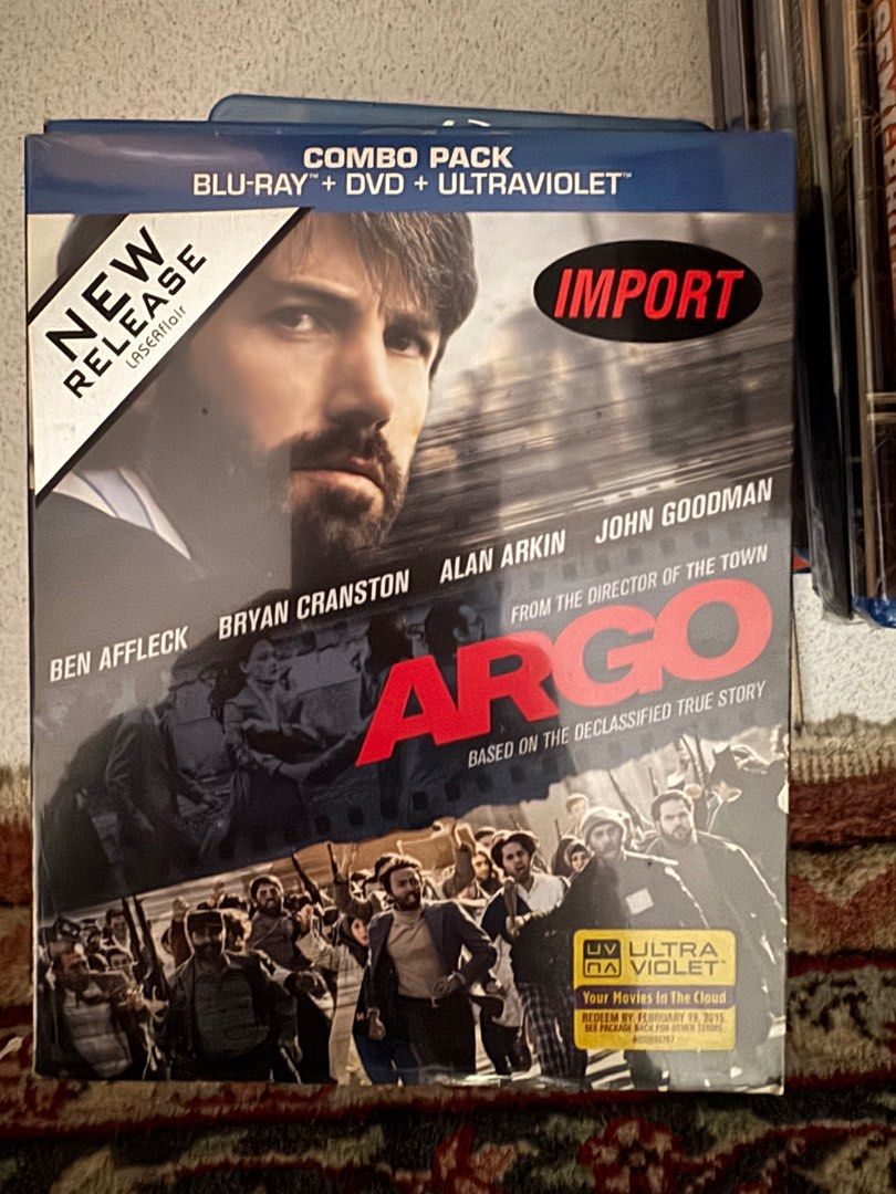 Argo Blu-ray Combo Pack, Hobbies & Toys, Music & Media, CDs & DVDs on ...