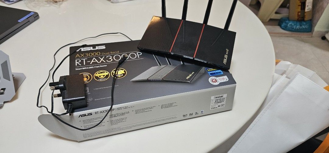 ASUS RT-AX3000P WiFi 6 Router, Computers & Tech, Parts & Accessories ...