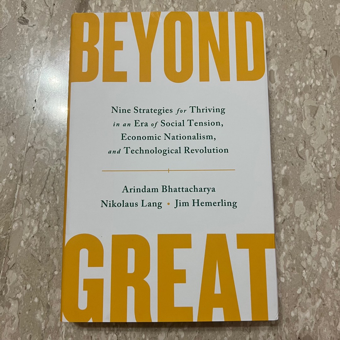 Beyond Great - Nine Strategies for Thriving in an Era of Social Tension ...