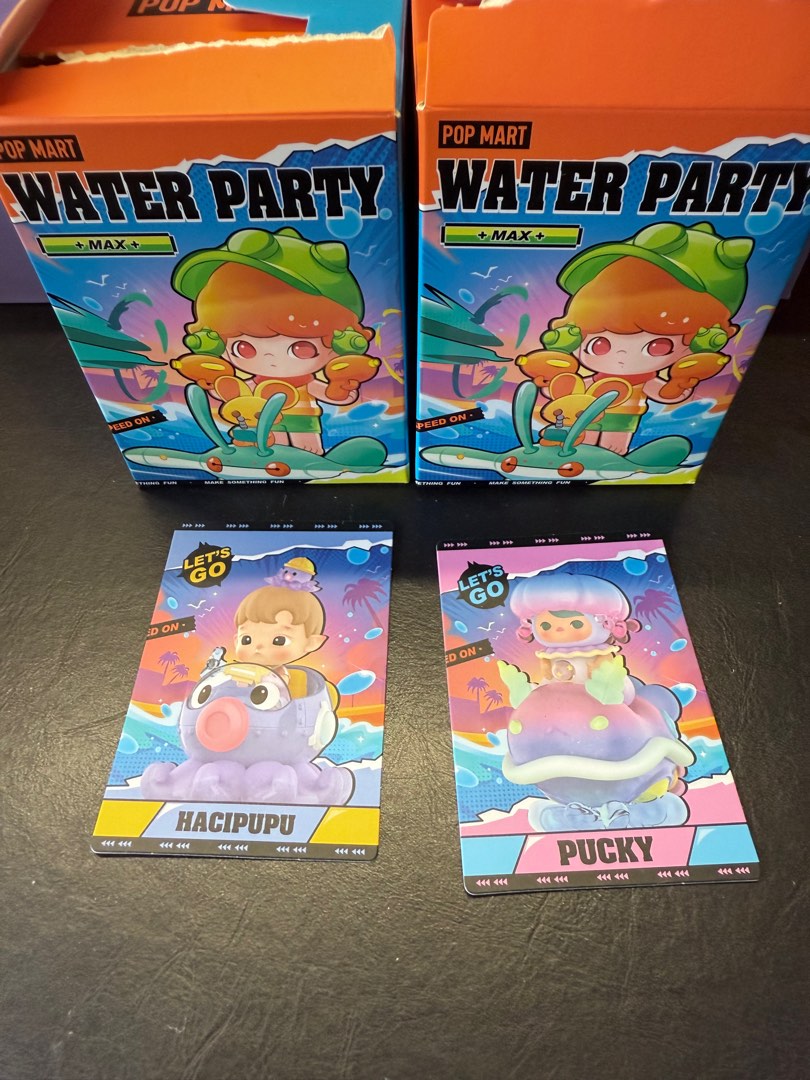 BNIF Popmart Water Party - Hacipupu, Pucky, Hobbies & Toys, Toys ...
