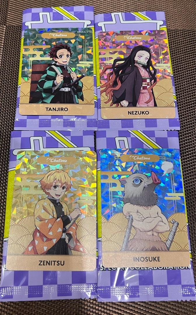 Chatime x Demon Slayer Card [SET], Hobbies & Toys, Memorabilia ...