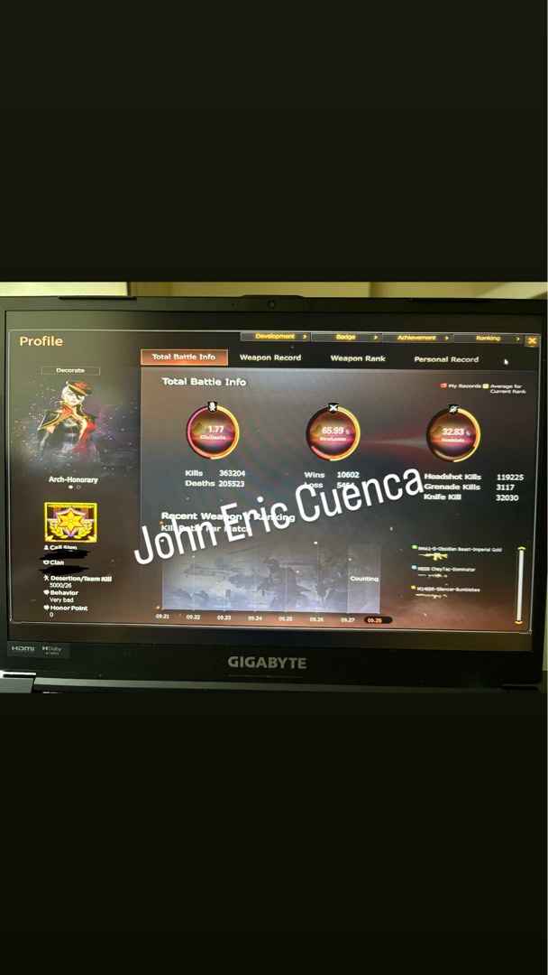 Crossfire Account - Arch-Honorary Clan, Video Gaming, Gaming ...