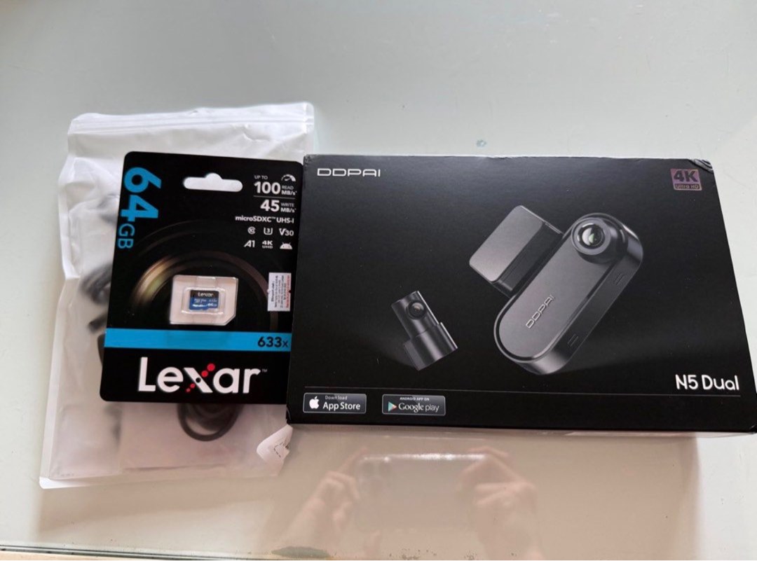 DDPAI N5 Dual 4K Ultra HD Car Dashcam + OBD KIT + 64GB, Photography ...