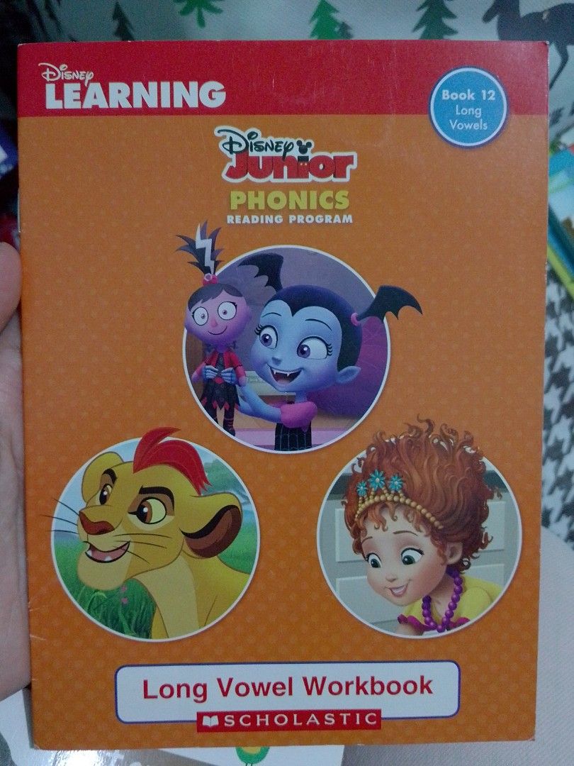 Disney Junior Phonics Reading Program Workbook: Book 12 Long Vowels ...