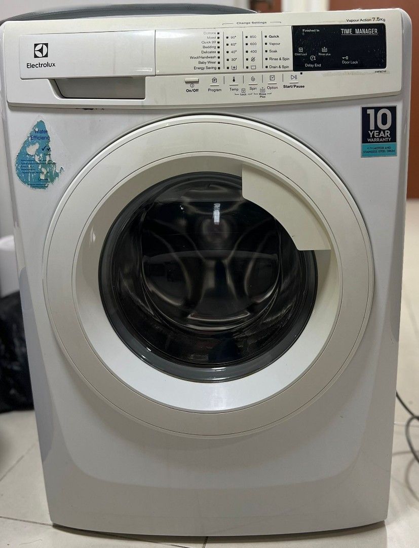 Electrolux Front Load Washing Machine EWF85743, TV & Home Appliances ...