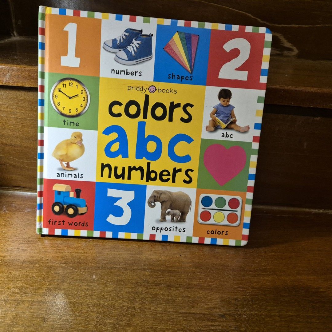 First 100 Big Board Book(11 inches) Colors, ABC, Numbers By Roger ...