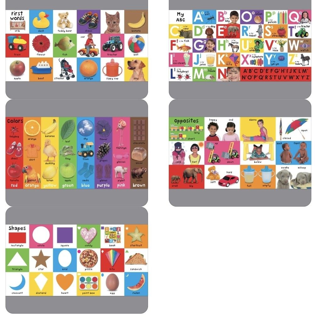 First 100 Big Board Book(11 inches) Colors, ABC, Numbers By Roger ...