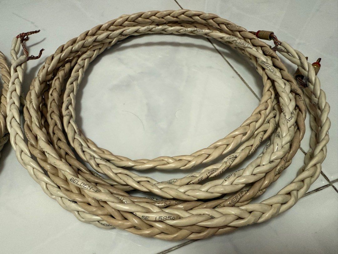 Giant killer Belden 1585A speaker cables, Audio, Other Audio Equipment ...