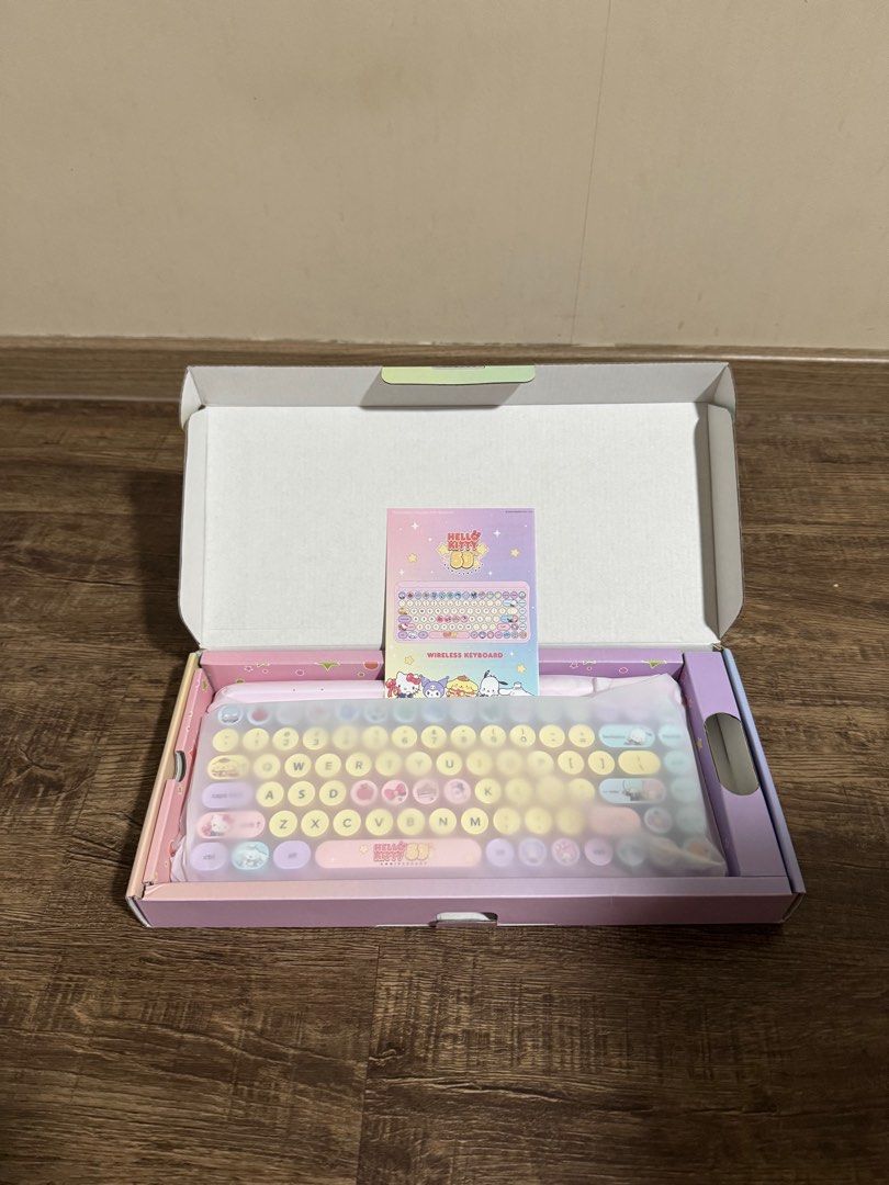 Hello Kitty 50th Anniversary Wireless Keyboard, Computers & Tech, Parts ...
